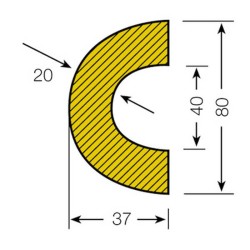 Mousse de protection anti-choc noir et jaune – Sécurité optimale pour ...