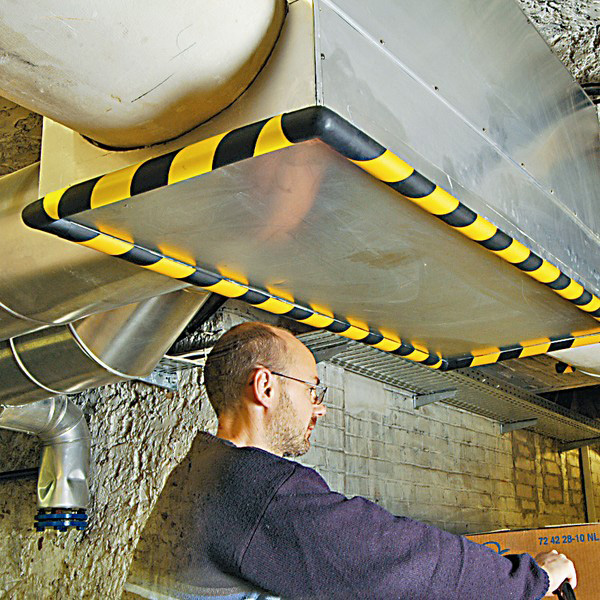 Mousse de protection jaune noir anti-choc - ACTILEV